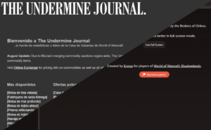 Undermine Exchange o The Undermine Journal ¿Cuál es el mejor ...